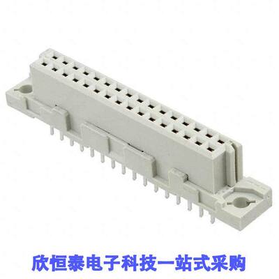 1-1393641-4连接器 《 CONN DIN RCPT 64POS PCB GOLD    》