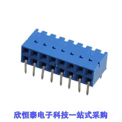 89883-308LF连接器 《 CONN RCPT 16POS 0.1 GOLD PCB R/A    》