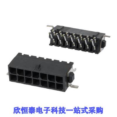 4-794629-4连接器 《 CONN HEADER SMD R/A 14POS 3MM    》