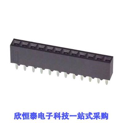 1-535541-0连接器 《 CONN RCPT 12POS 0.1 GOLD PCB    》