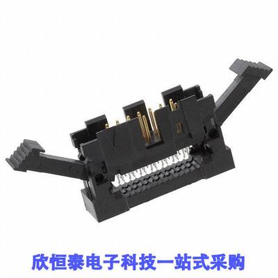 1-111504-5连接器 《 CONN PLUG 14P IDC 26-28AWG GOLD    》