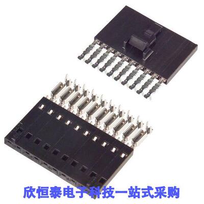 103957-9连接器 《 CONN RCPT 10P IDC 22-26AWG GOLD    》