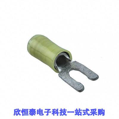 52430-2连接器 《 CONN SPADE TERM 10-12AWG #6 YEL    》