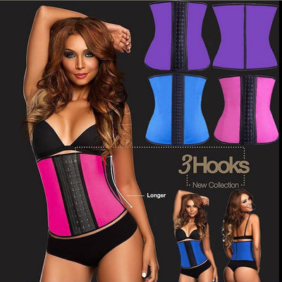 2层9根钢骨橡胶塑身衣Latexcor