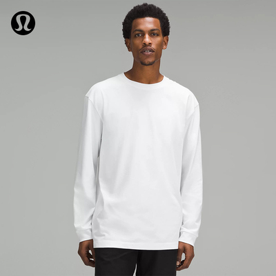Heavyweight男士棉混纺针织长袖T恤 速干丨lululemon丨LM3FBTS