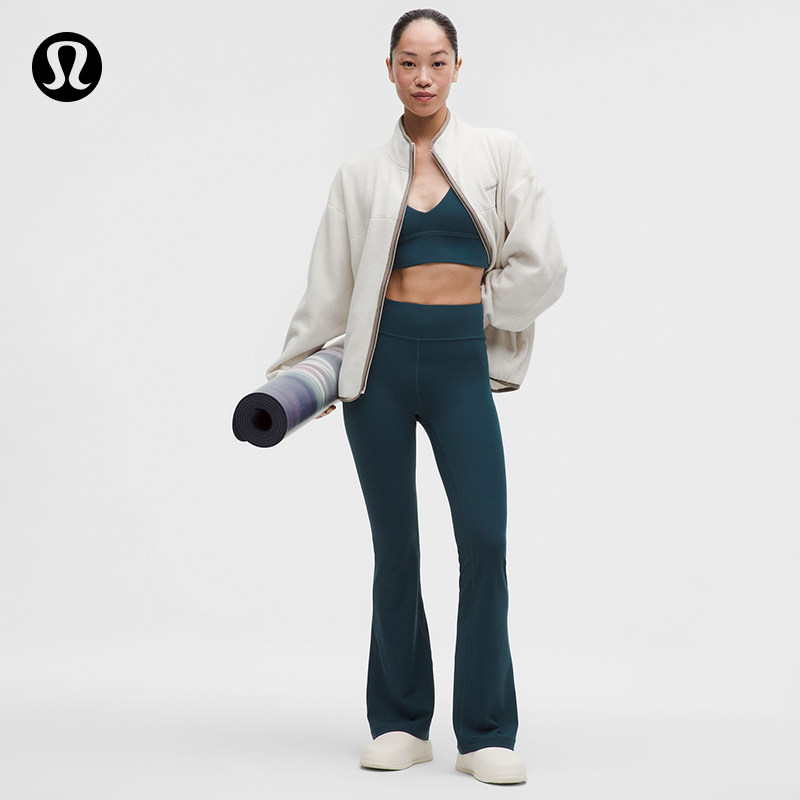 Groove 女士运动高腰喇叭裤 *保暖丨lululemon丨LW5INZA