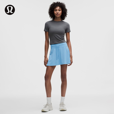 Groove 女士运动高腰短裙丨lululemon丨LW8AYLS