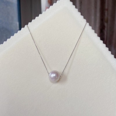 18K金淡水珍珠正圆路路通