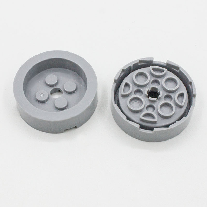 兼容 68325积木 4x4小黄人国产科技教育机械轮 41x15mm小颗粒散件_虎窝淘