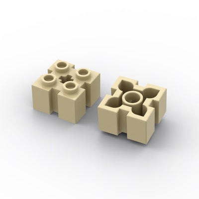 兼容902582x2四侧带槽积木