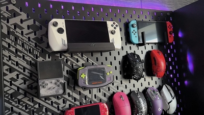 适用宜家SKADIS 斯考迪斯 宜家洞洞板配件 华硕rog Ally掌机支架