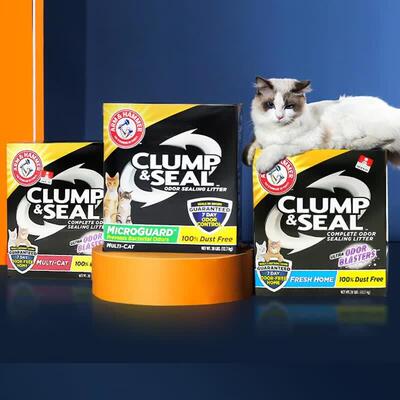 艾禾美铁锤猫砂10kg25斤矿石膨润土猫砂猫咪用品 铁锤猫砂slide增