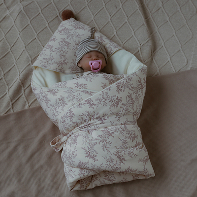 A类全棉有氧双层纱四件套抱被