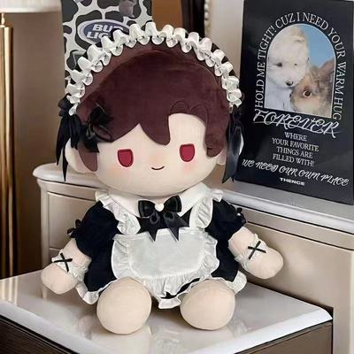 现货40cm厘米棉花娃娃娃衣女仆装坐姿光与夜之恋一番可爱衣服套装