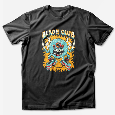 BLADE CLUB「滑行怪物」  Evil Roller No.13 轮滑纯棉运动T恤