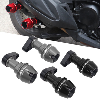 适用本田VARIO160改装配件ADV160前轮防摔球排气管防护保险杆
