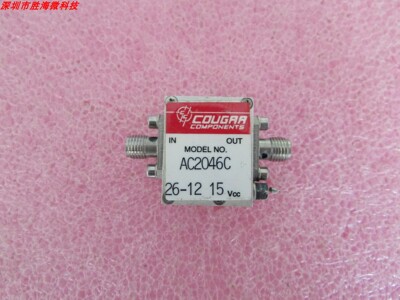 COUGRR 进口 AC2046C 10MHz-2GHz 20dB 10dBm 射频 微波 放大器