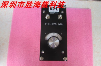k&L 5BT-00294 110-220MHz 75欧姆 F头 CATV 射频可调带通滤波器