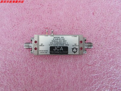 JCA JCA48-4111B1 2.6-9.2GHz 34dB 射频 微波 放大器