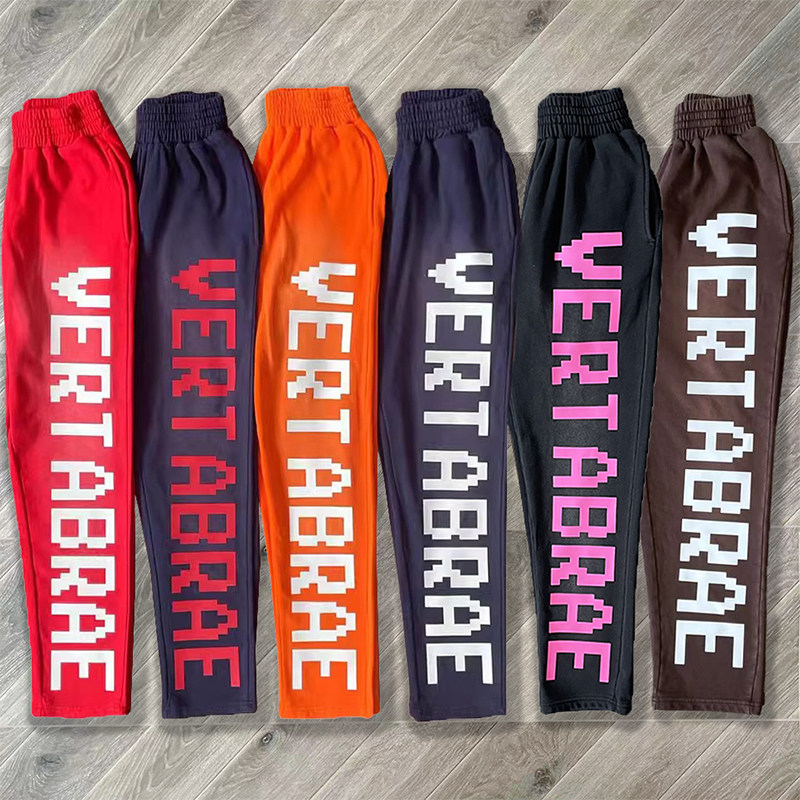 Vertabrae sweatpants 洗水立体字母多颜色运动男女休闲长裤合集