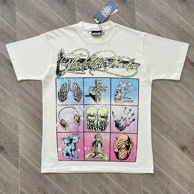 Hellstar Studios The Path to Paradise 复古风印花白色短袖T恤