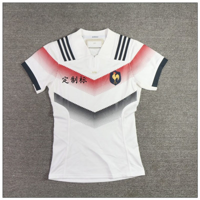 RUGBY jersey 法国队女速干橄榄球衣健身运动上衣  #T22069