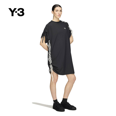 Y-3山本耀司夏季抽绳宽松连衣裙