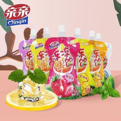 临期亲亲零食果冻吸吸冻蒟蒻吸吸冻节日整箱送礼解馋追剧下午茶