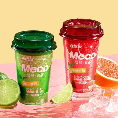 临期香飘飘Meco如鲜杯装果茶茶饮料果茶280ml散杯组合