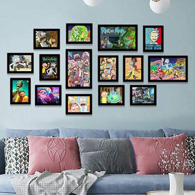 儿童房动漫组合相框画