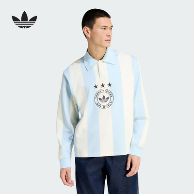 阿迪达斯 （adidas）|（新款）2026夏男长袖POLO KU9190