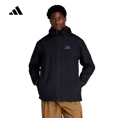 adidas阿迪达斯官方运动2026春男梭织夹克 JY4118