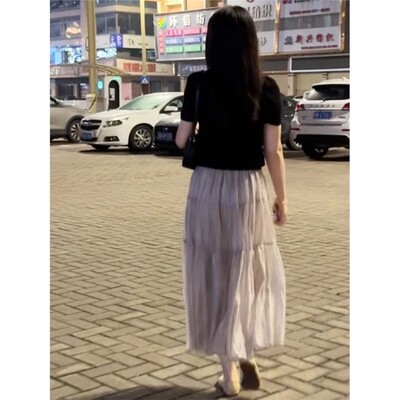 高腰半身裙女蛋糕裙2026