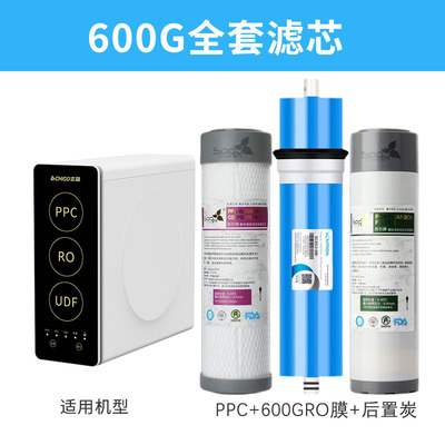 大流量净水机滤芯组合600G800G1000GPPC复合滤芯RO反渗透膜活性炭