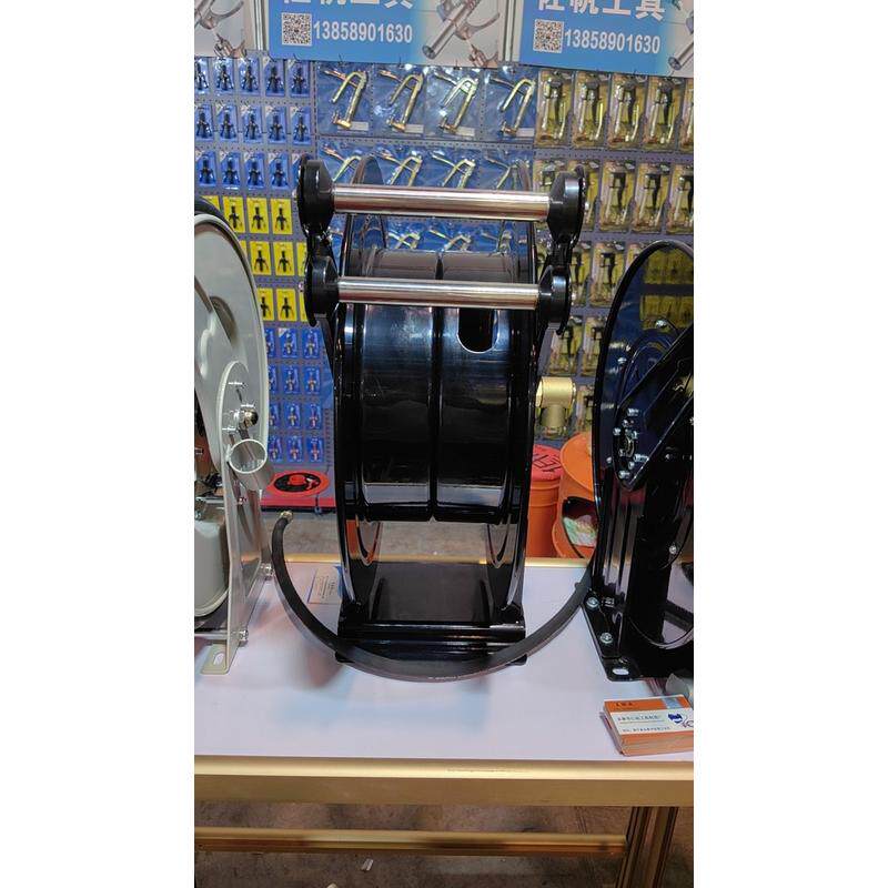 洗车洗地铁盘绕管器即拉即停自动高压卷管器自动鼓器水鼓油收管