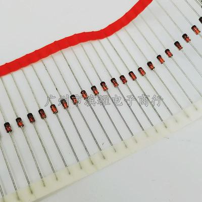 （2500只）1w编插稳压管二极管1n4746a18v玻璃直带do-41