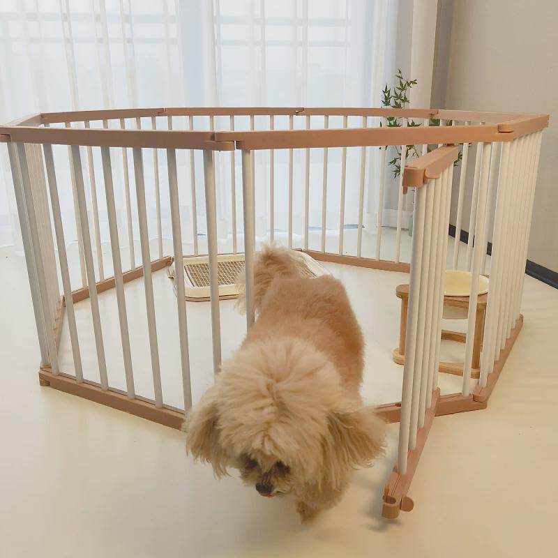 萌小宝宠物围栏室内免打孔中小型犬狗笼加高自由组合阳台防越狱