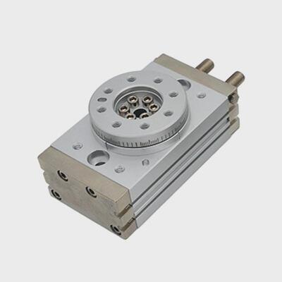 气动回转旋转摆台气缸msqb10a/hrq20/10缓冲器带多规格摆动气缸