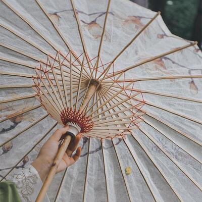 ly晴雨两用油纸伞非遗手工古风道具古典舞蹈汉服雨伞装饰空白