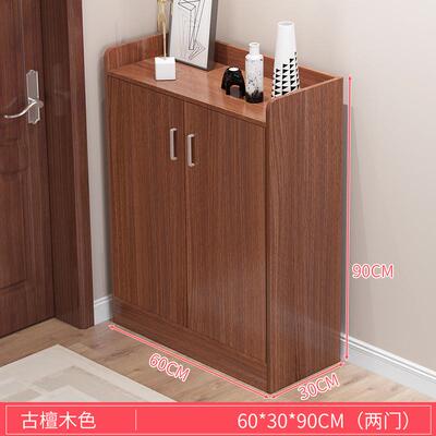 40n客厅家用鞋柜木质玄关门口多层鞋架经济型宿舍收纳柜子储物置