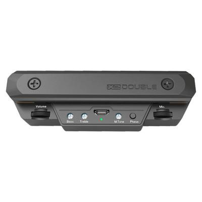 doublex2德民谣吉他拾音器博无线免开孔专业木吉他加振拾音器