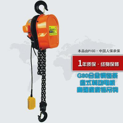 宇雕源头工厂DHY型环链式电动葫芦2t3T5吨倒链提升机起重微型吊机