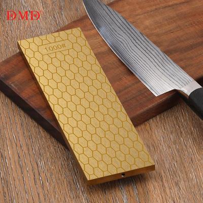 厂家批发dmd镀钛蜂巢型金刚石双面磨刀石冰刀磨刀石400/1000目
