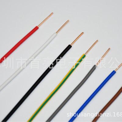h05v-u1.0mm2单导体裸铜支电源线铜芯线电子电器连接用线