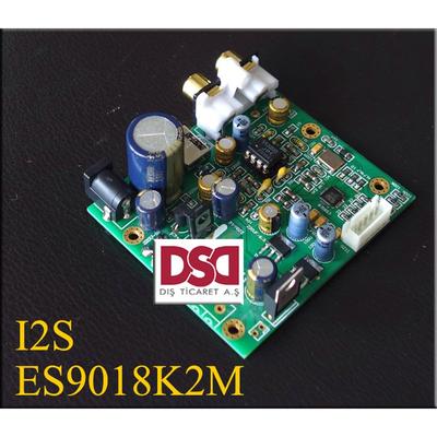 ES9018K2M  ES9018 I2S输入解码板  磨机板 DAC成品板 ES9038