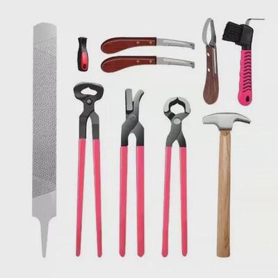 九件套装修马蹄工具套装马蹄钳马蹄锉用品马房马具