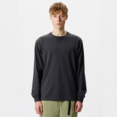 GOLDWIN凉感棉尼圆领长袖T恤