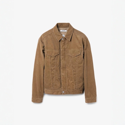 nonnative山羊皮复古做旧夹克