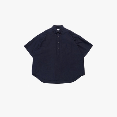 Graphpaper牛津布宽松短袖衬衫