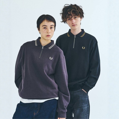 FREDPERRYEDIFICE半拉链卫衣